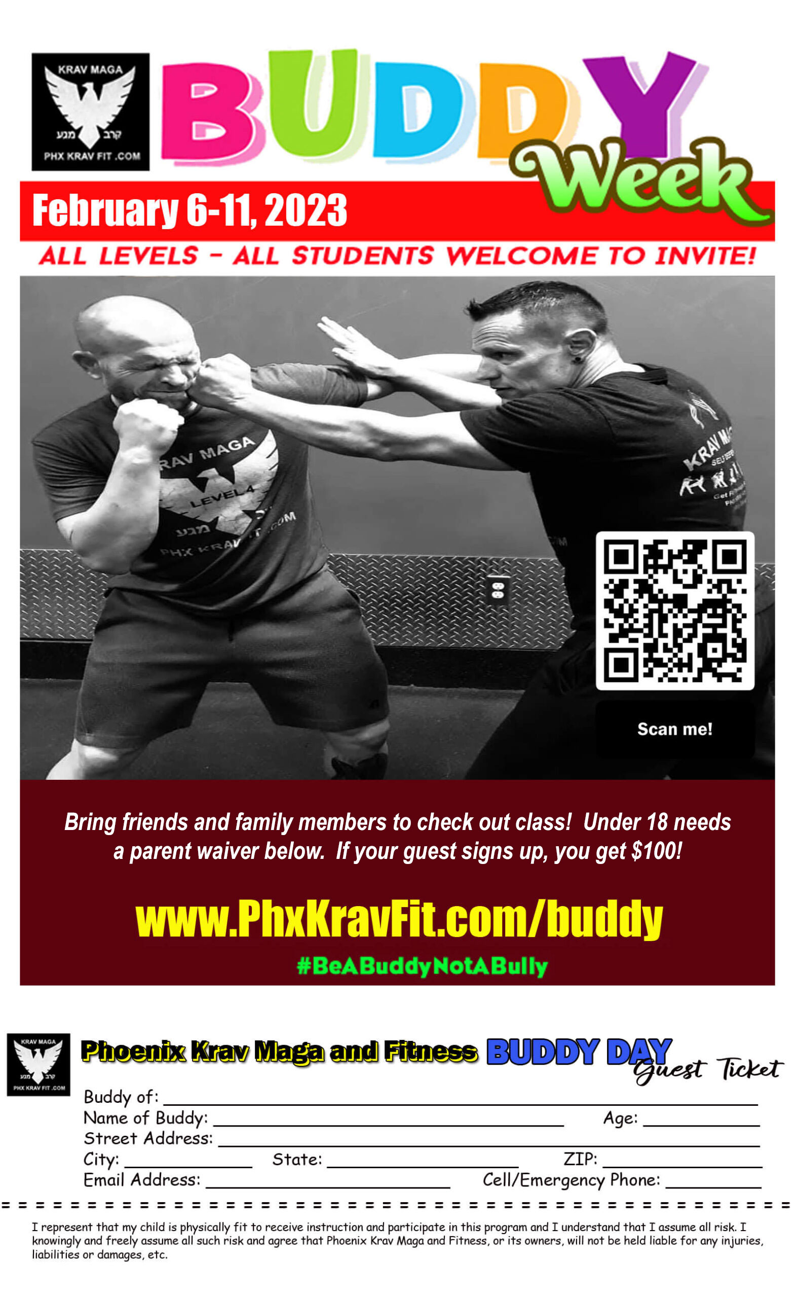 Buddy Week - PhxKravFit - Phoenix Krav Maga and Fitness